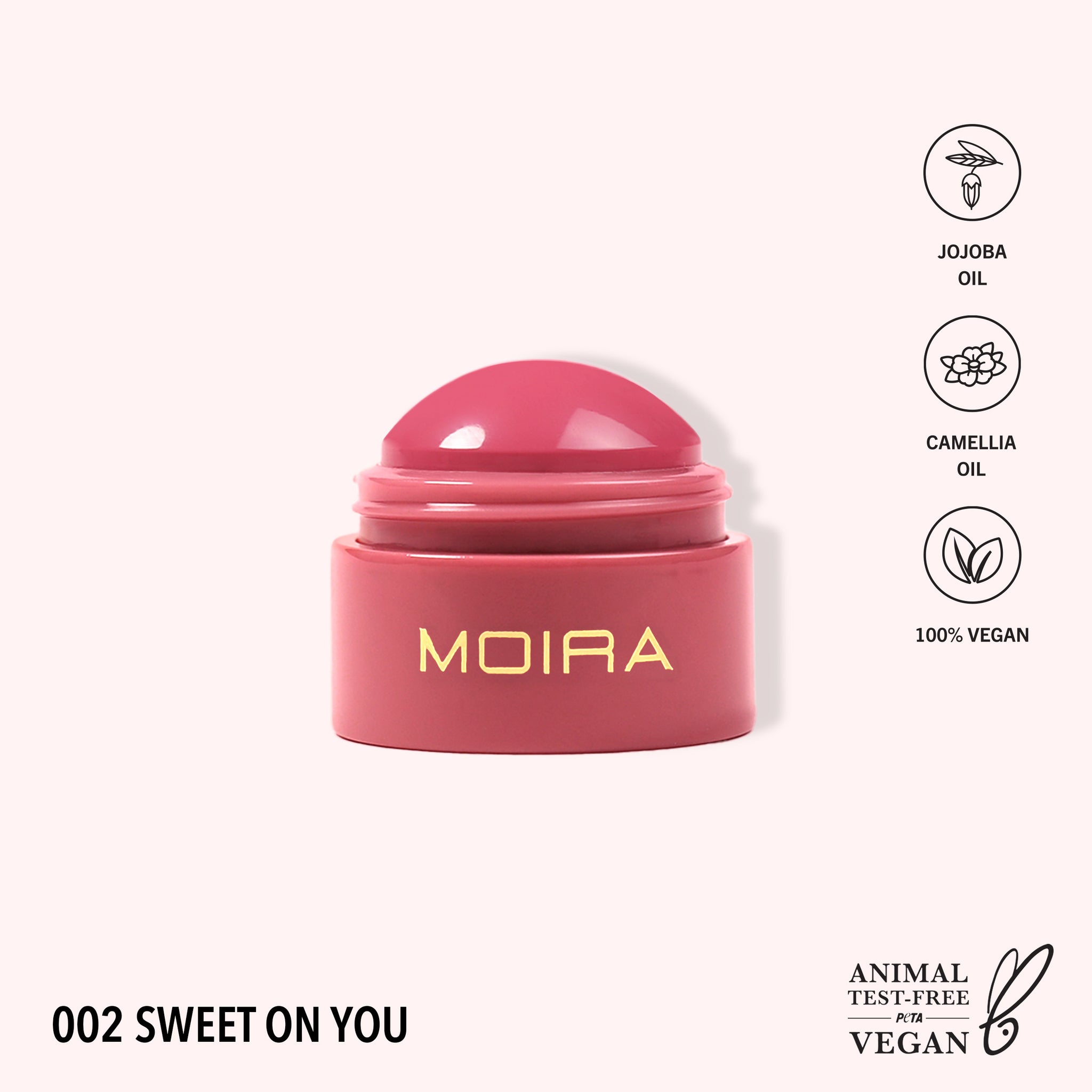 Soft Blush Balm (002, Sweet on you) | MOIRA Beauty