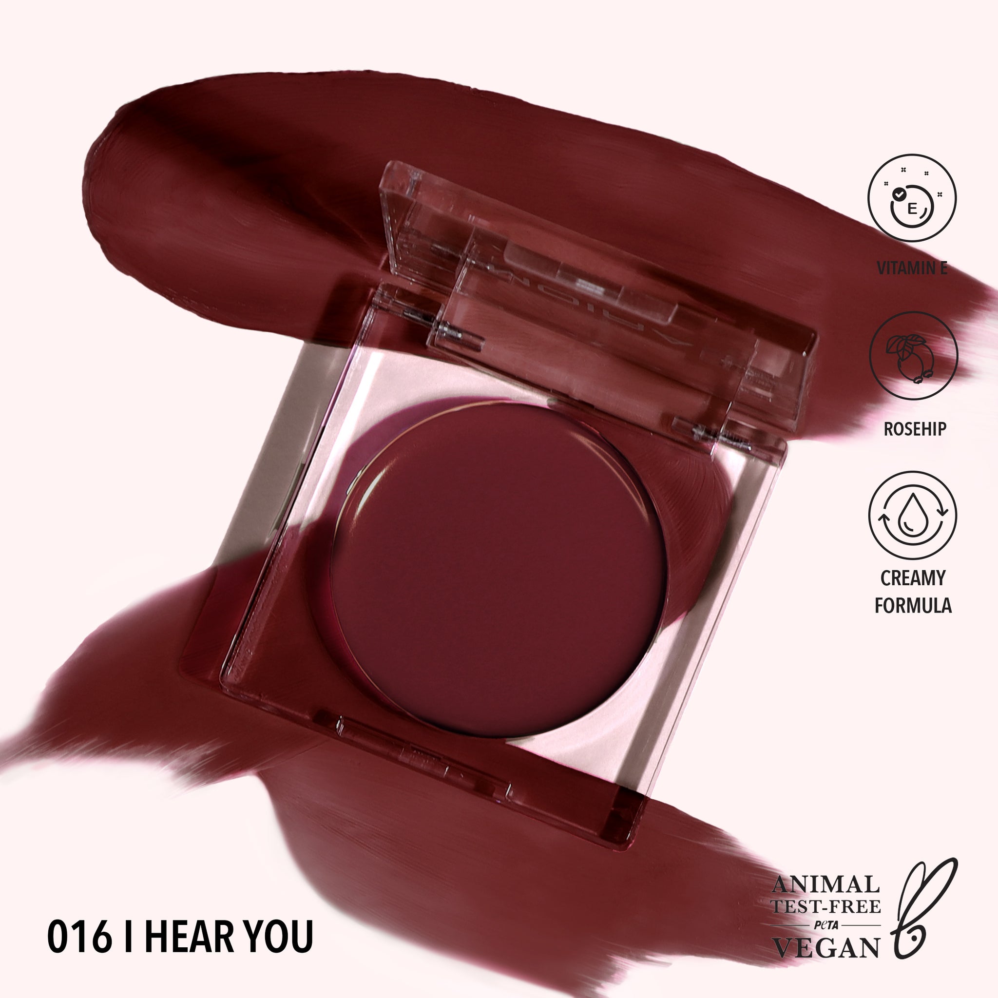Loveheat Cream Blush (016, I Hear You) | MOIRA Beauty