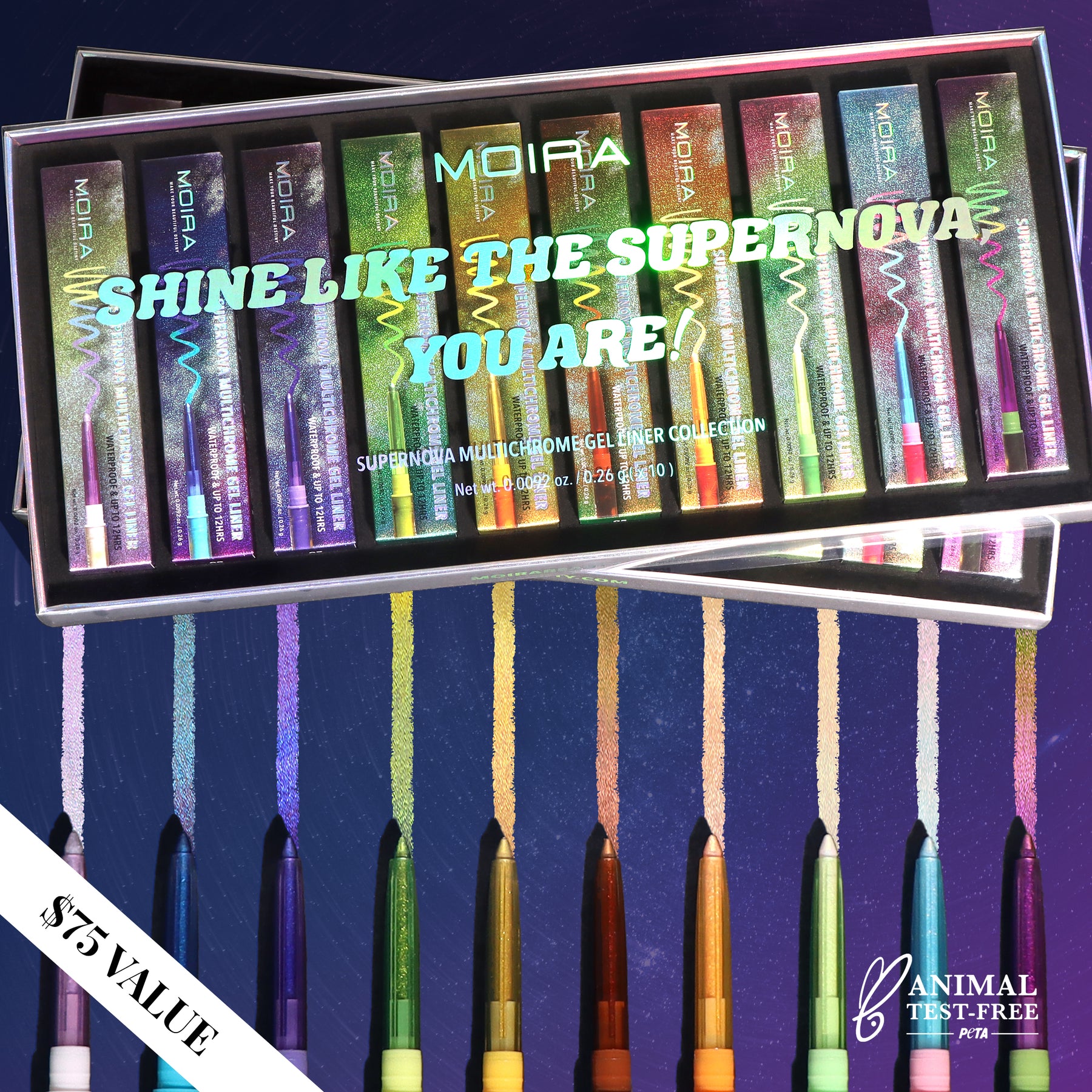 Supernova Multichrome Gel Liner Bundle