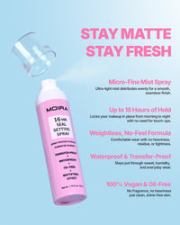 Oil Control Makeup Setting Spray | MOIRA Beauty