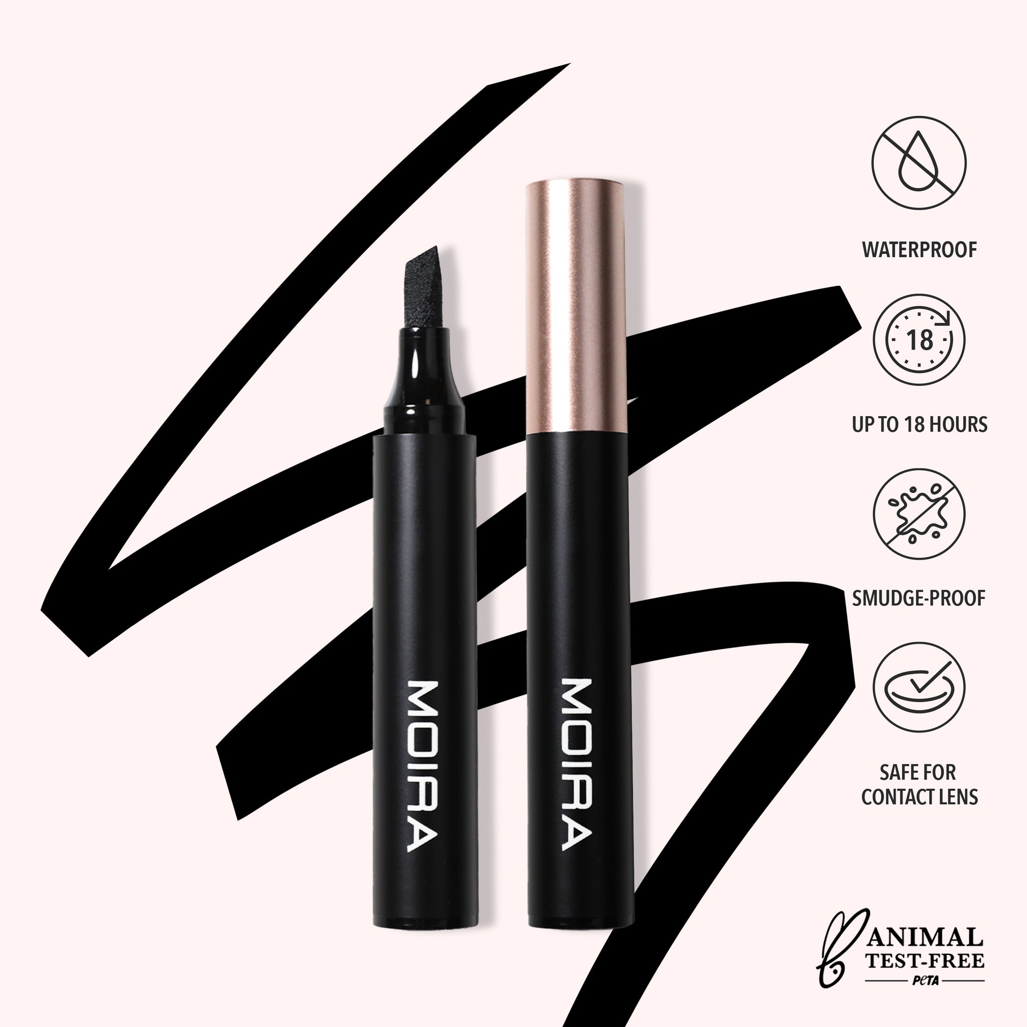 Jumbo Edge Liquid Liner (001, Black) | MOIRA Cosmetics