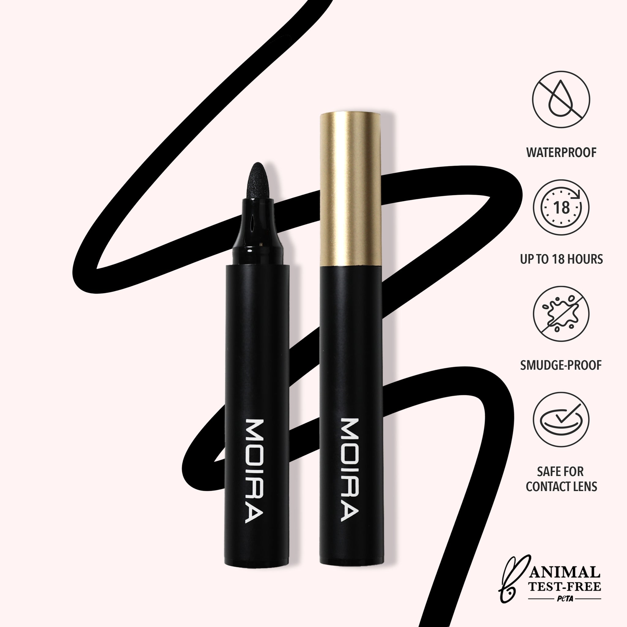Jumbo Edge Liquid Liner (001, Black) | MOIRA Cosmetics