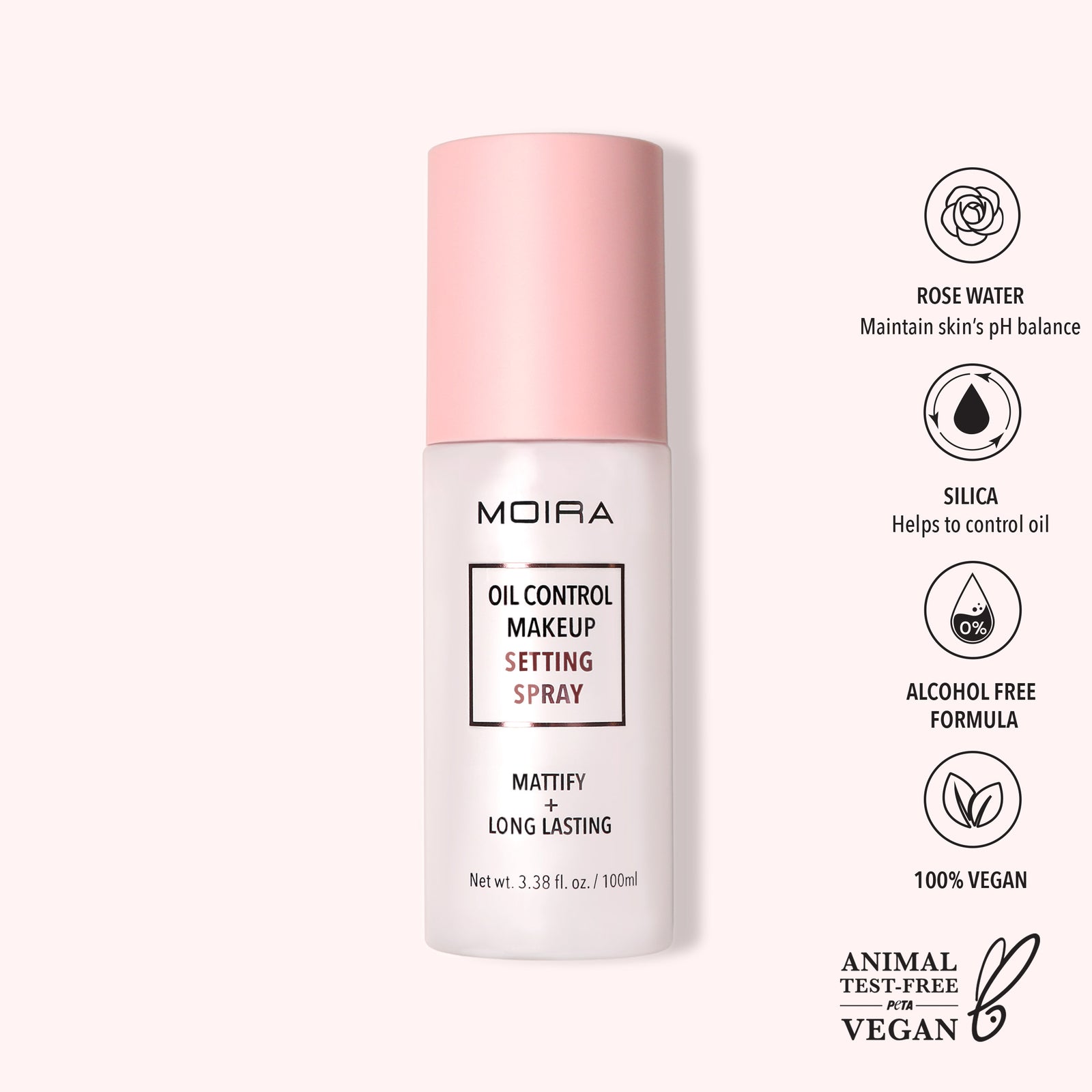 Oil Control Makeup Setting Spray | MOIRA Beauty