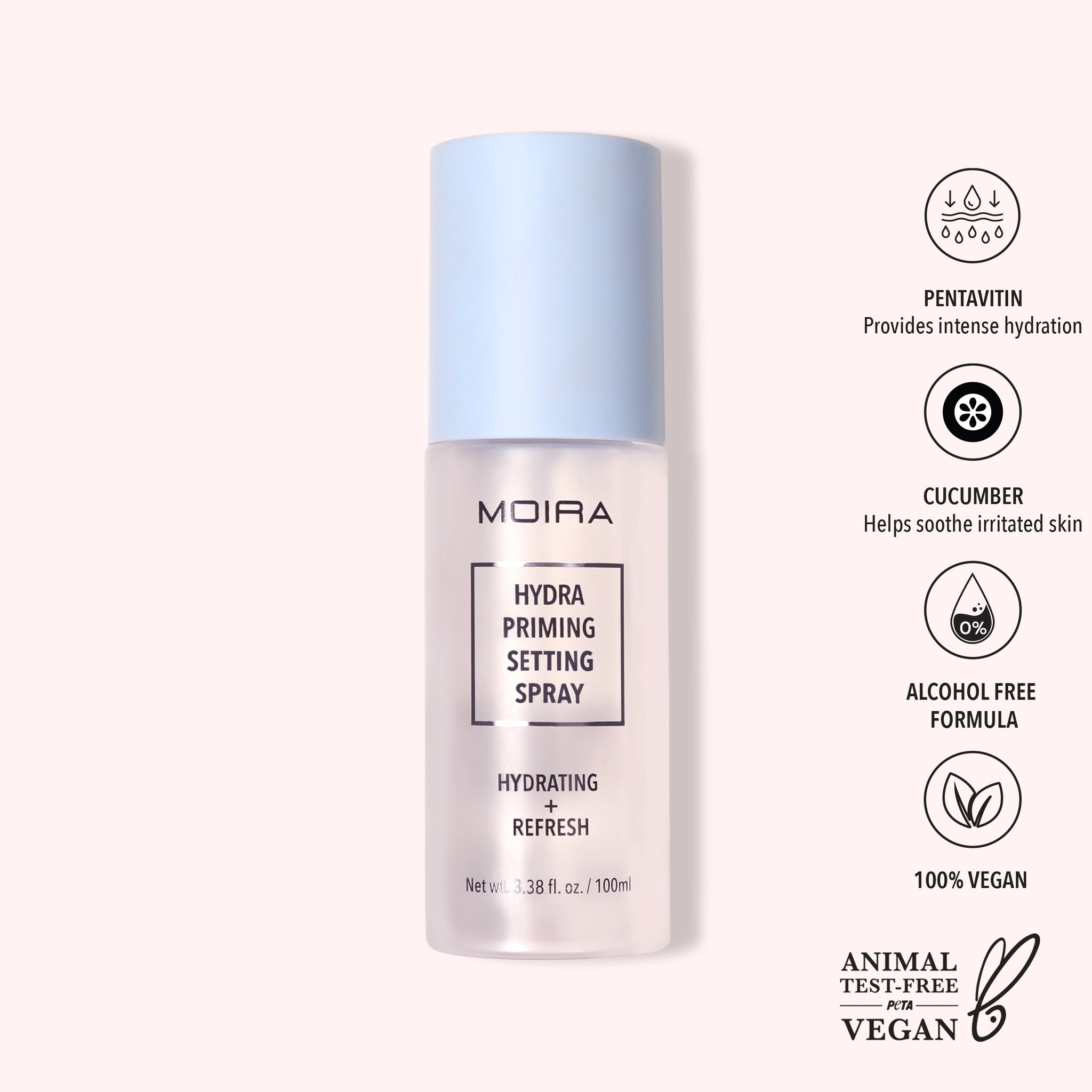 Hydra priming Setting Spray | MOIRA Beauty