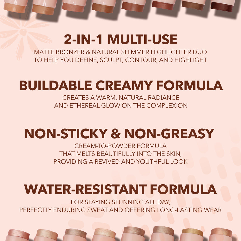 Sculpt & Glow Duo Stick (300, Cool for Summer)