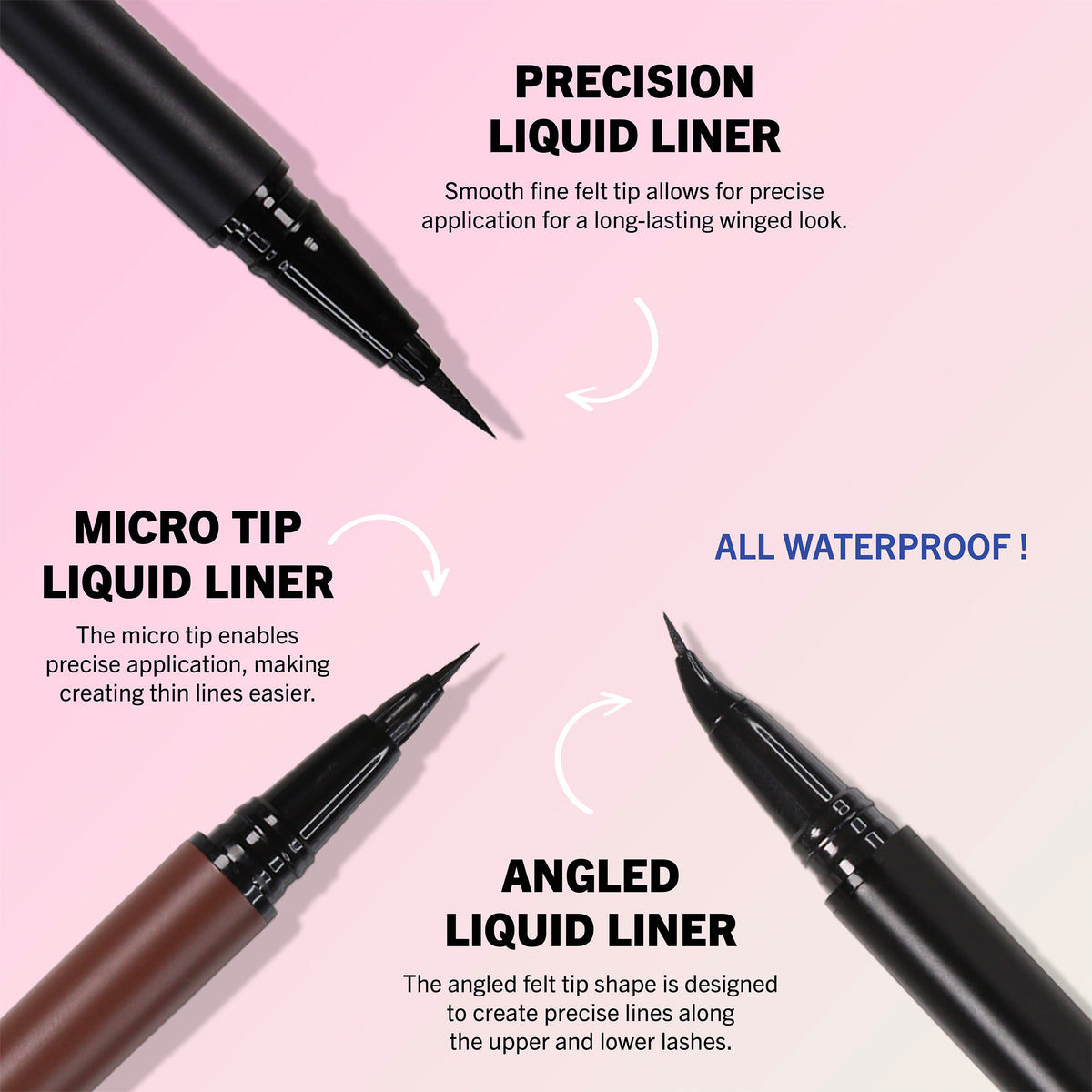 Micro Tip Liquid Liner (002, Brown) | MOIRA Cosmetics