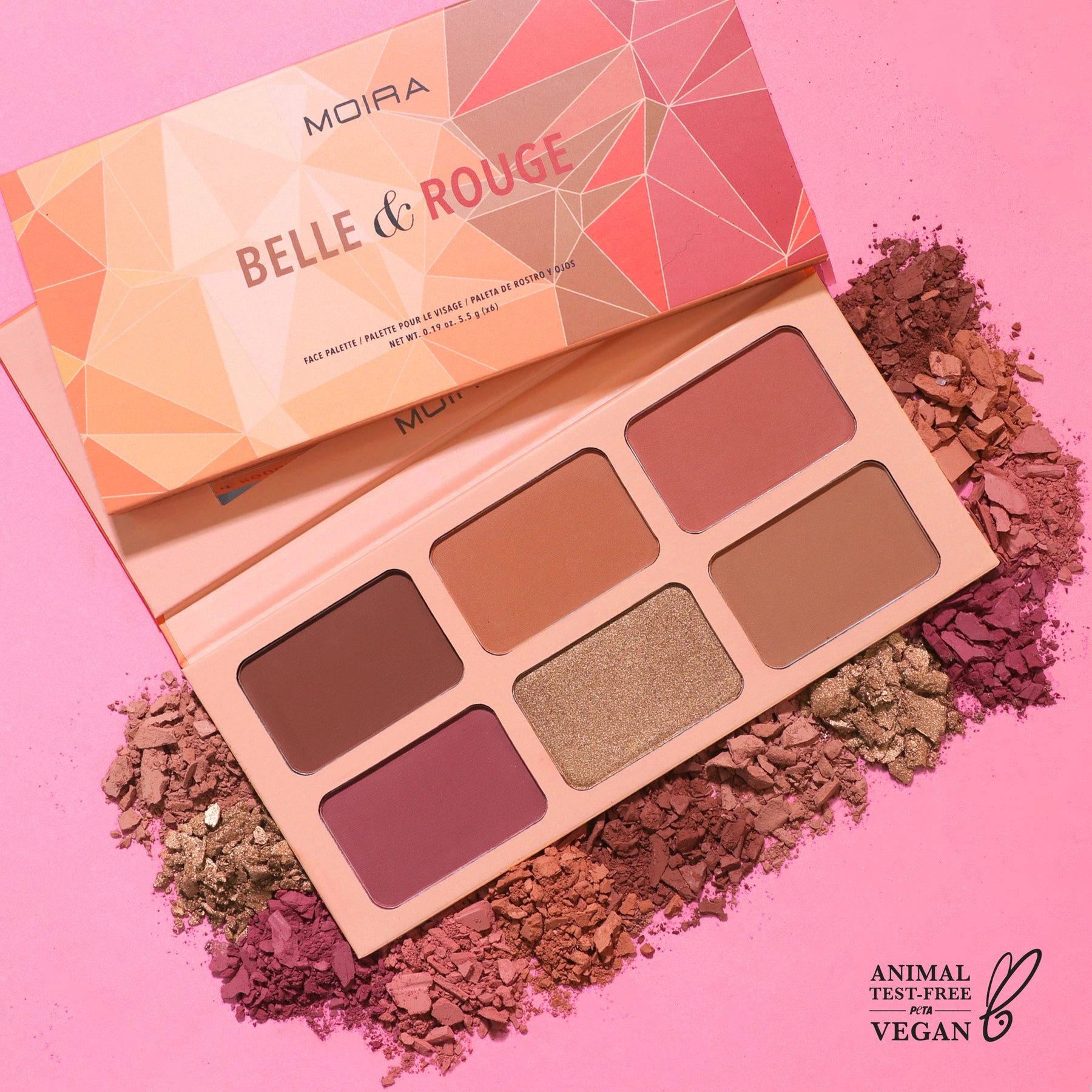 Belle & Rouge Palette | MOIRA Cosmetics