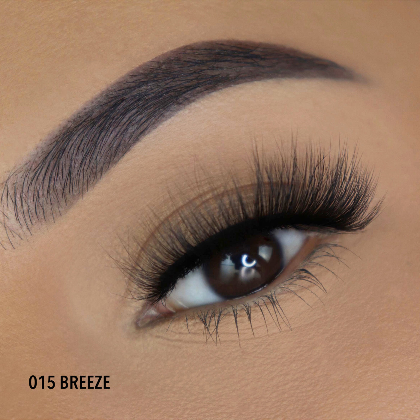 3D Effect Bionic Vegan Faux Mink Lashes (015, Breeze)