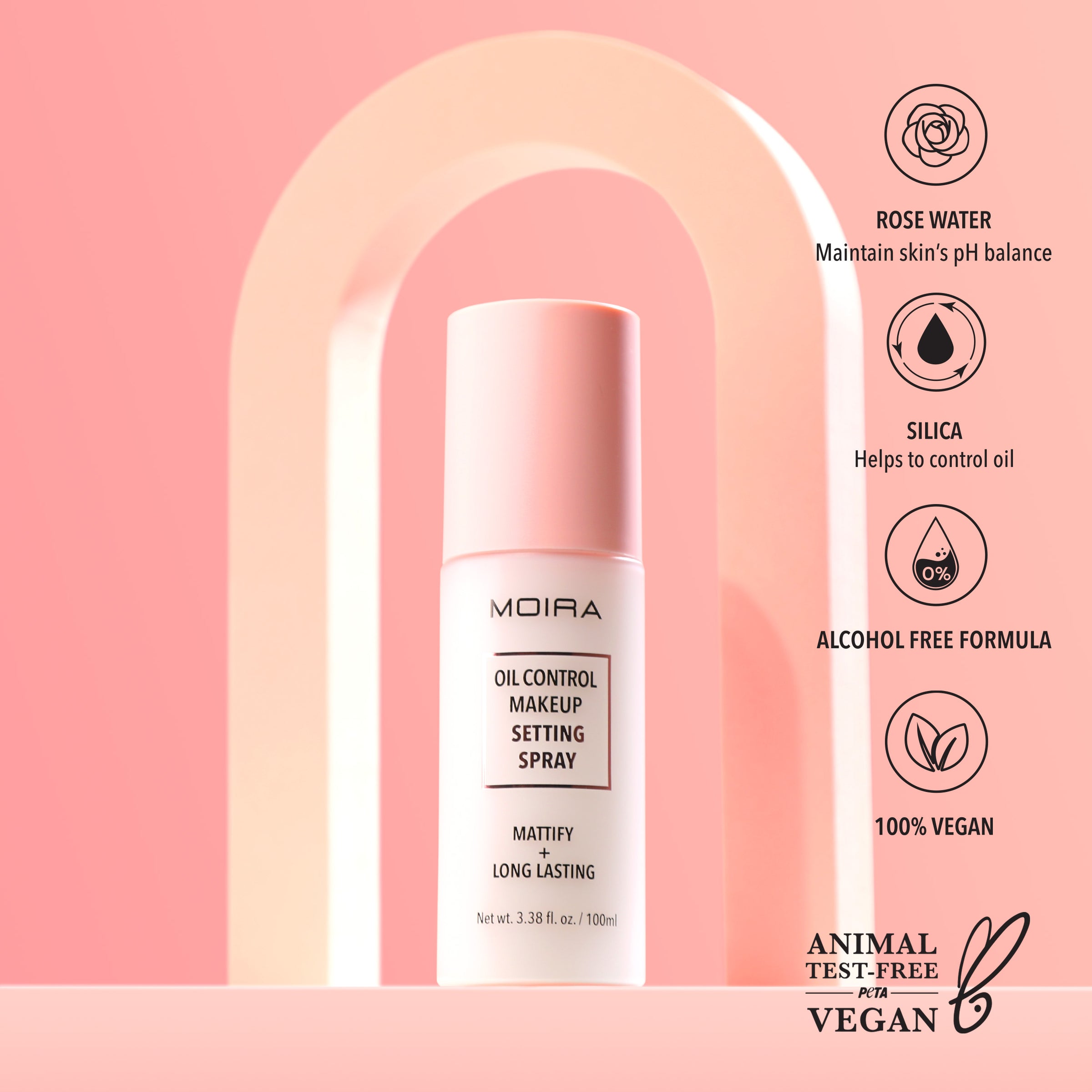 Oil Control Makeup Setting Spray | MOIRA Beauty